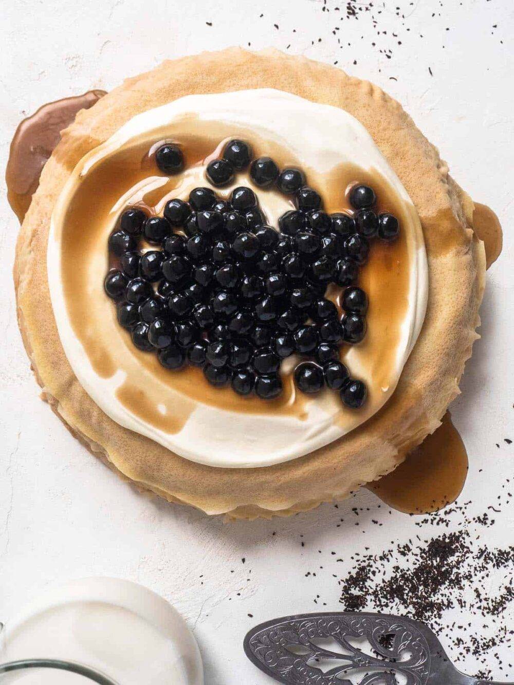 Brown Sugar Boba Crepe Cake - Catherine Zhang