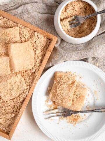 Easy Injeolmi Rice Cake Recipe in Minutes - Catherine Zhang