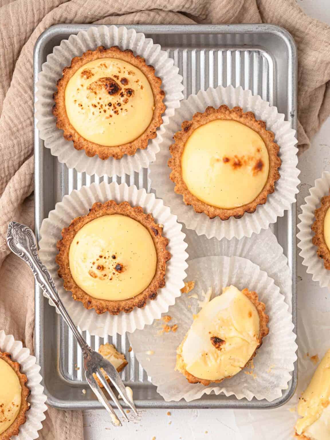 The Best Hokkaido Baked Cheese Tarts - Catherine Zhang