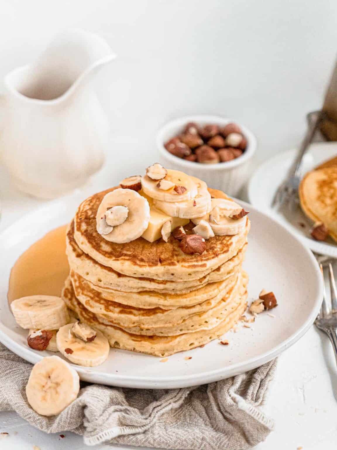 Easy Fluffy Pancakes breakfast Catherine Zhang