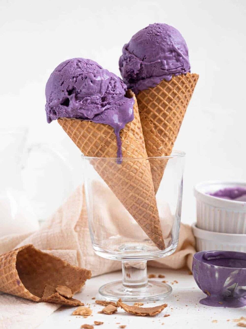 Creamy Filipino Ube Ice Cream Recipe | Catherine Zhang