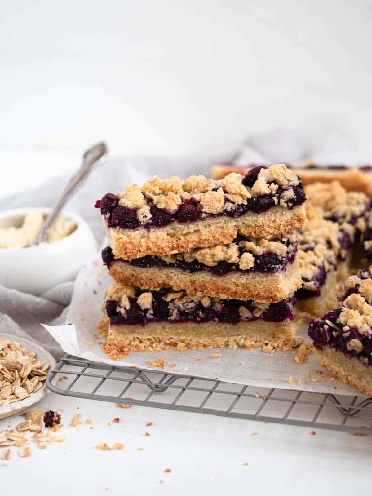 Blueberry Bars Recipe | Catherine Desserts