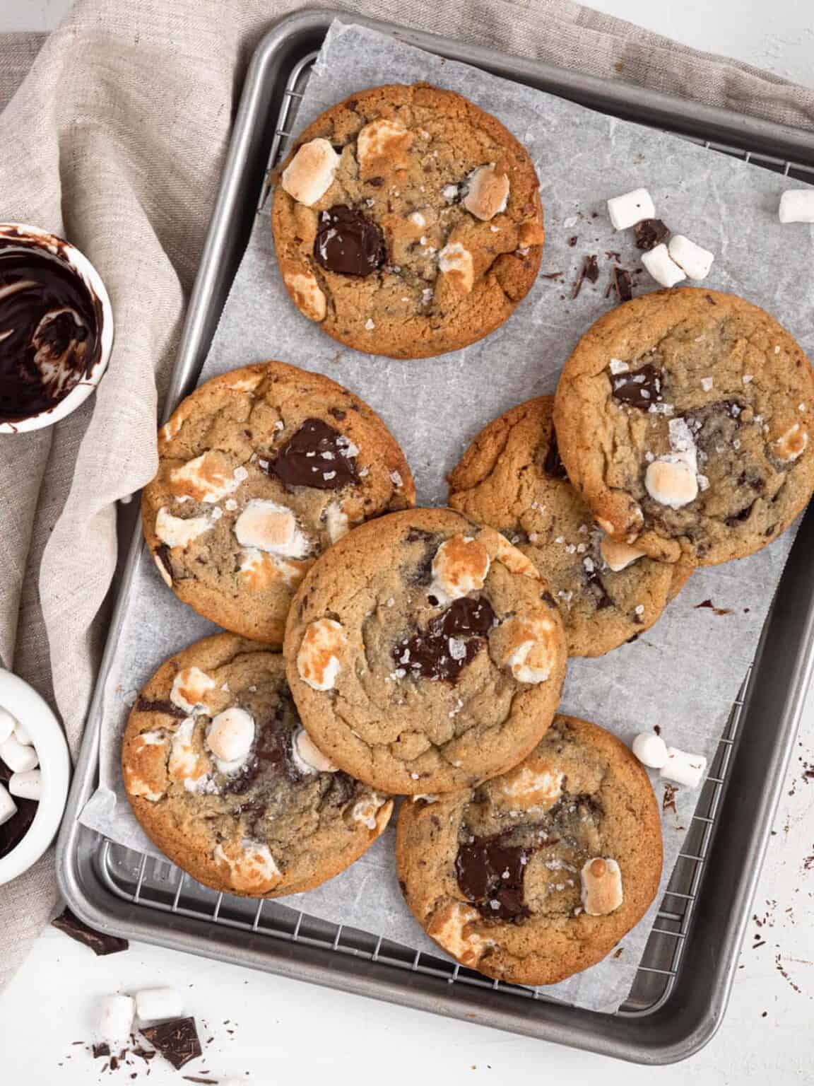 Soft & Chewy Marshmallow Cookies - Catherine Zhang