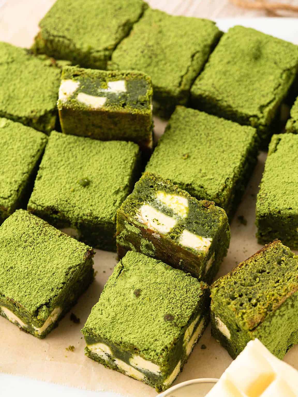 Matcha Brownies - Catherine Zhang