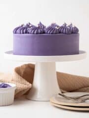 Soft and Fluffy Ube Cake Recipe | Catherine Zhang