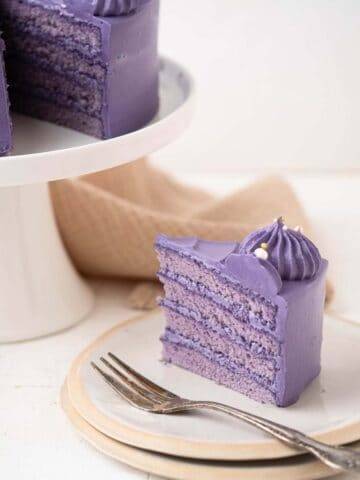 Soft and Fluffy Ube Cake Recipe | Catherine Zhang