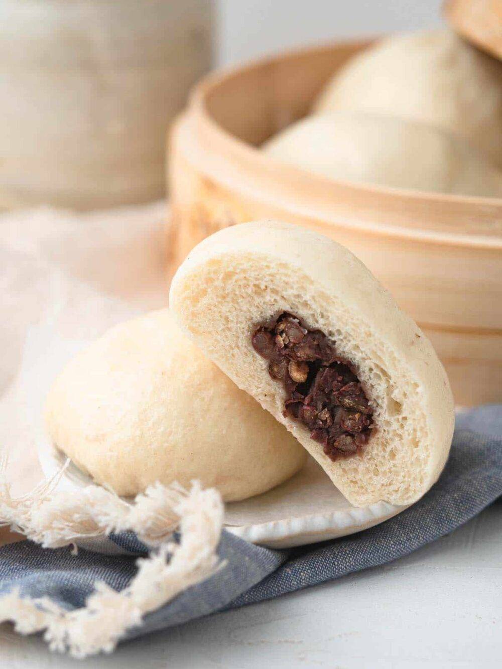 Red Bean Buns Recipe | Catherine Desserts