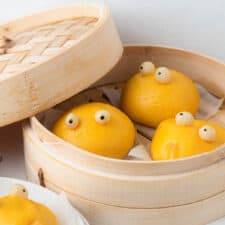 Salted Egg Custard Buns (Liu Sha Bao 流沙包)
