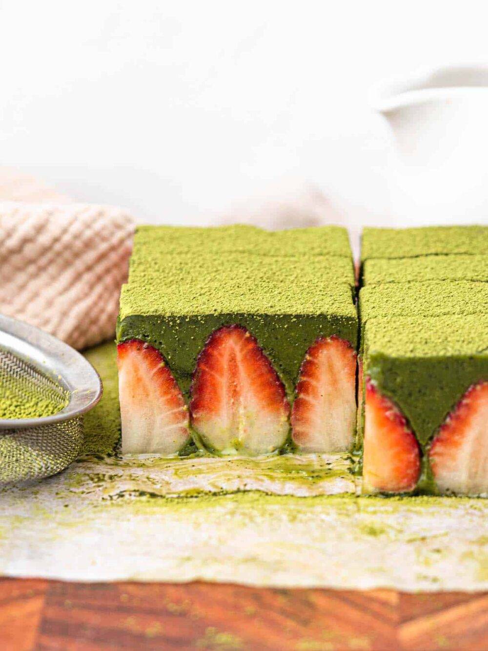Strawberry Matcha Nama Chocolate - Catherine Zhang