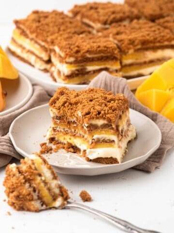 No-Bake Filipino Mango Float Dessert | Catherine Zhang