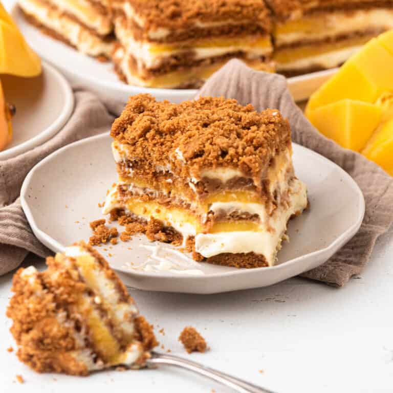 No-Bake Filipino Mango Float Dessert | Catherine Zhang