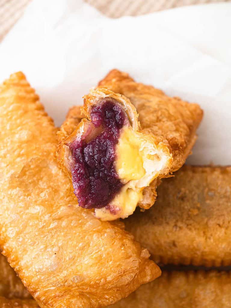 Creamy Ube Cheese Pie - Catherine Zhang