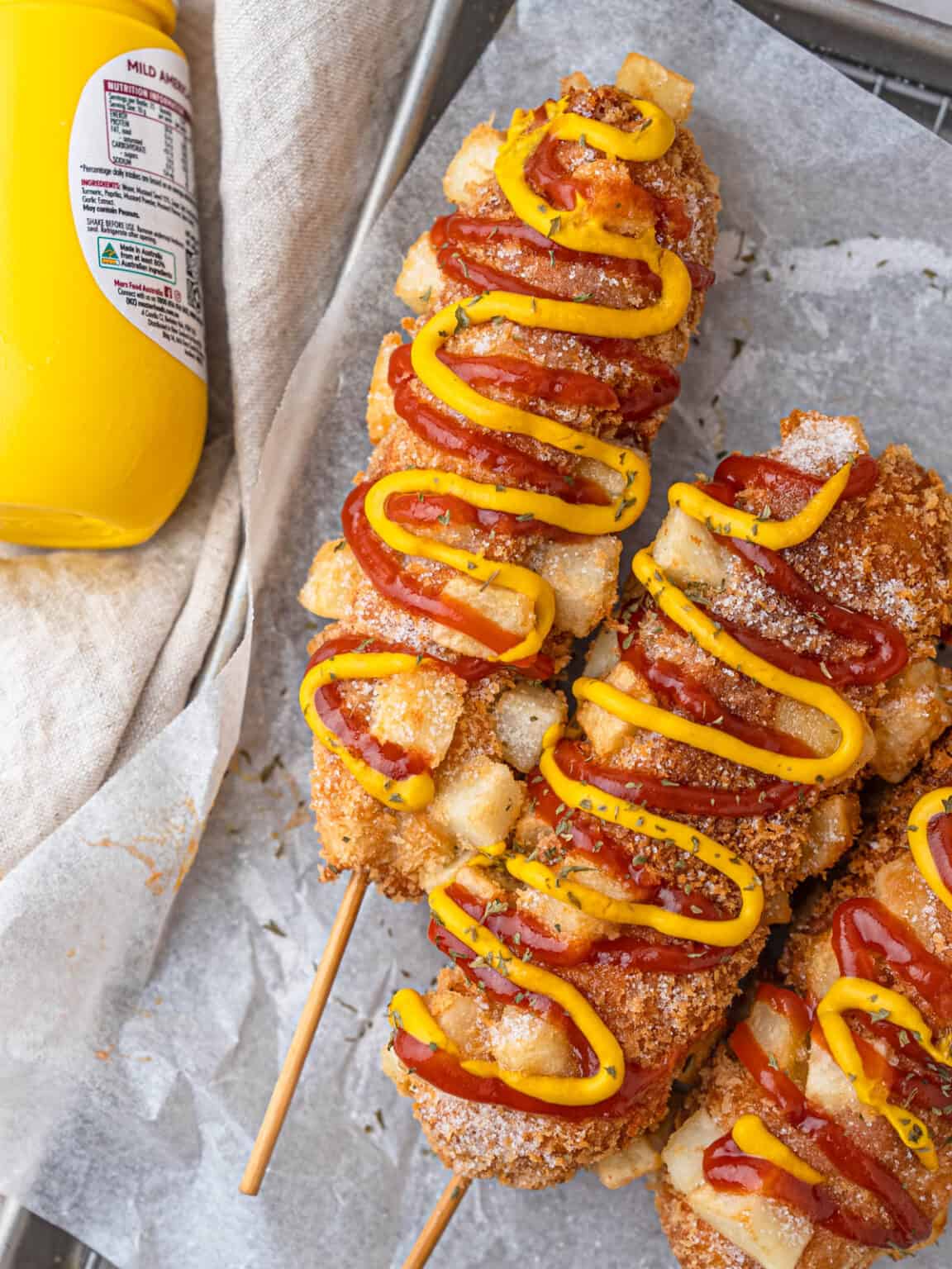 Korean Corn Dogs: A Deliciously Crispy & Chewy Snack