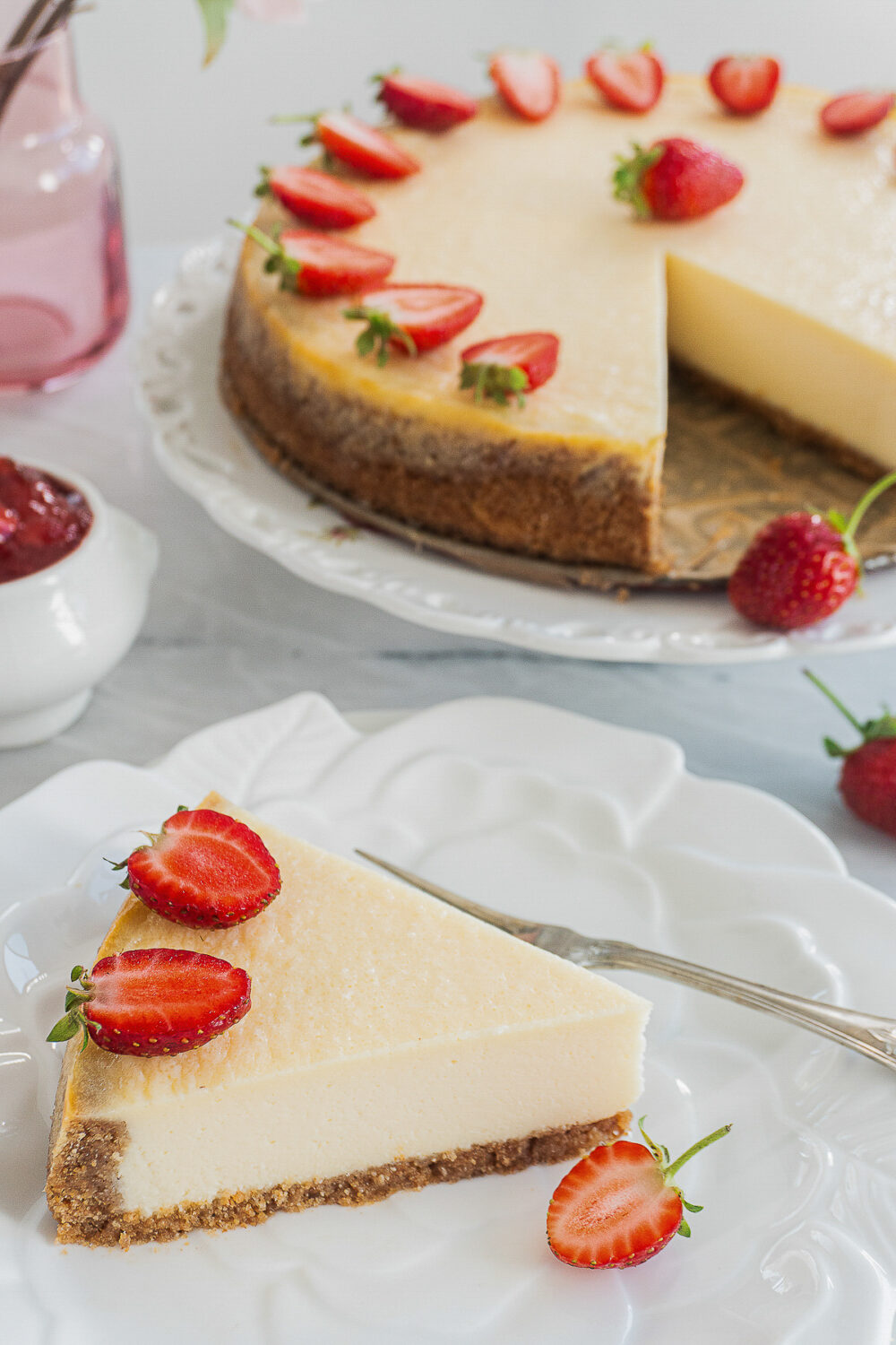 The Best Cheesecake Recipe | Rich, Creamy & Crack-Free Bake